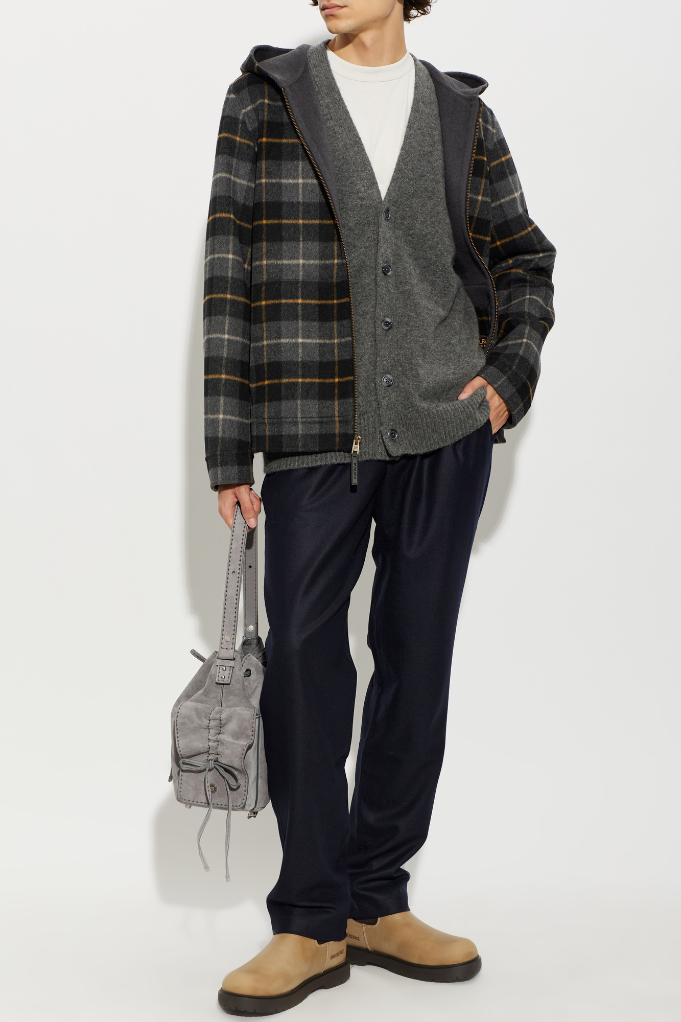 SEASE Sease Wool Trousers with Drawstring Waist
